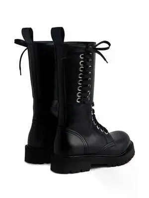 Rabanne Lace-up Platform Boots