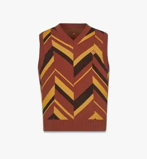 Mcm Wool-cashmere Jacquard Vest