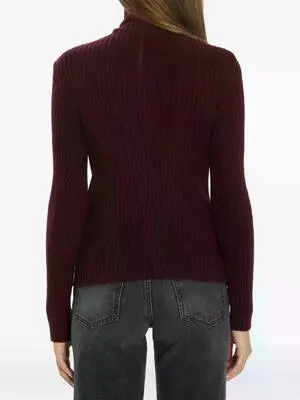 Max Mara Ribbed High-neck Sweater
