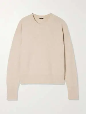 JOSEPH Brushed Cashmere-blend Sweater - Beige