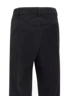 SUN 68 Pleated Cropped Trousers