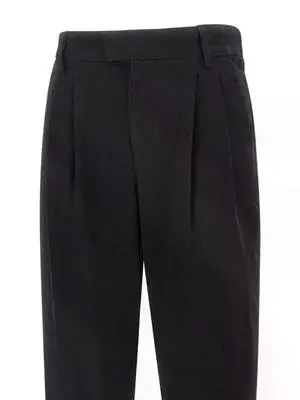 SUN 68 Pleated Cropped Trousers