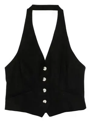 Women's Black Jean Vests