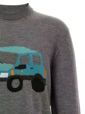 MAGLIANO Pandino Jacquard Crew Neck Sweater
