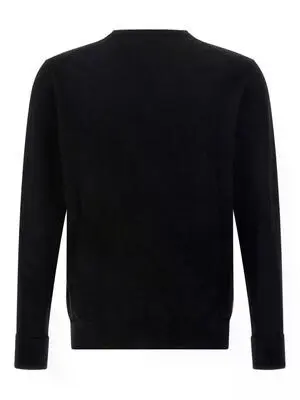 BALLANTYNE Argyle Jacquard Cashmere Sweater