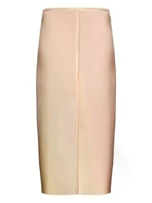 AMI Paris Midi Satin Skirt
