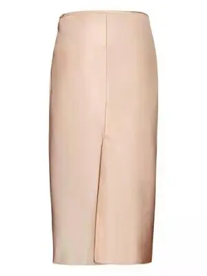 AMI Paris Midi Satin Skirt