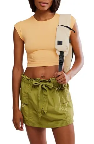 Neon Green Crop Tops