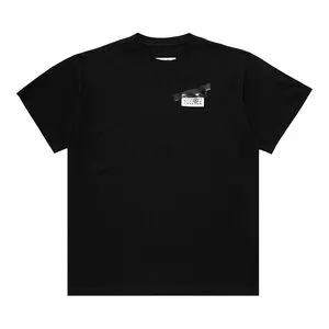 MAISON MARGIELA Logo Tape T-shirt - Black