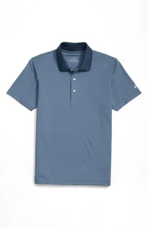 Brooks Brothers Performance Golf Polo - Blue/navy