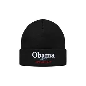 Supreme Obama Beanie - Black
