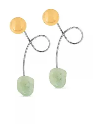 Dries Van Noten Stone Stud Earrings
