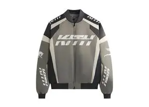 Kith Racing Nylon Bomber Jacket - Steel