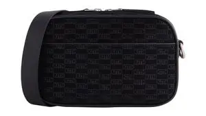 Kith Monogram Suede Crosswalk K20 Bag - Black