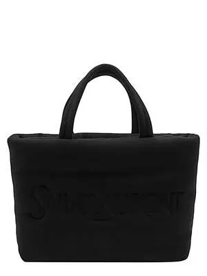 Saint Laurent Saint Laurent Cotton Tote - Black
