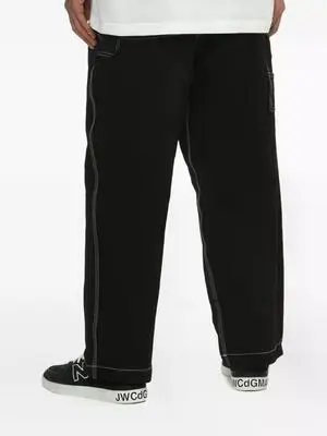 Comme Des Garçons Contrast-stitching Trousers