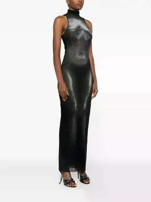 JEAN PAUL GAULTIER Body-print Maxi Dress - Black