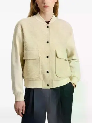 Woolrich Fleece Button-fastening Bomber Jacket