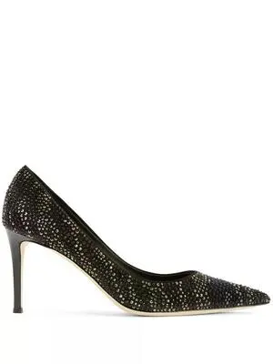 GIUSEPPE ZANOTTI Diorite Strass Crystal 85mm Pumps