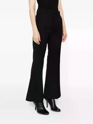 Rokh Flared Basic Trousers - Black