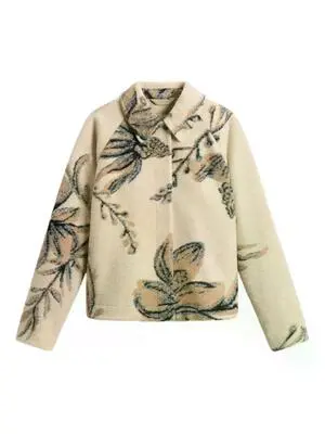 Woolrich Floral-jacquard Overshirt