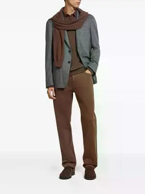 Zegna Checked Cashmere Blazer