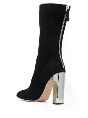 Alexander McQueen Sculpted Heel Fitted Boots
