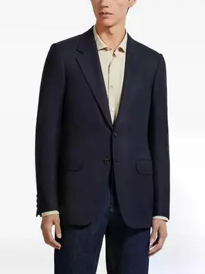 Zegna Single-breasted Wool Blazer