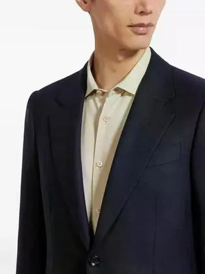 Zegna Single-breasted Wool Blazer