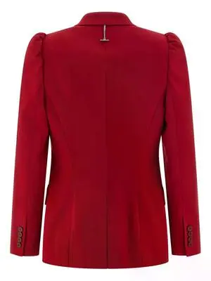 Alexander McQueen Puff-sleeve Single-breasted Blazer
