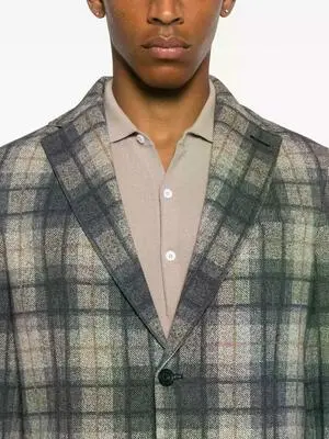 CIRCOLO 1901 Checked Button Blazer