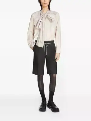 Dries Van Noten Tailored Wool Shorts