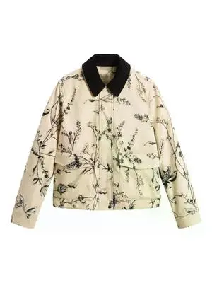 Woolrich Floral-print Velvet Jacket