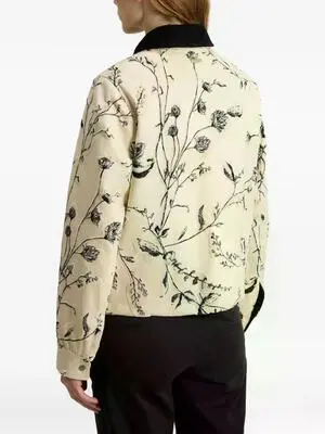 Woolrich Floral-print Velvet Jacket