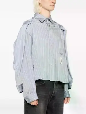 Mihara Yasuhiro Shawl Layered Shirt