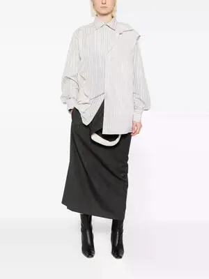 MOOHONG Deconstructed Wool Skirt