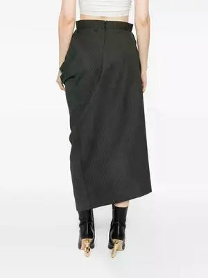 MOOHONG Deconstructed Wool Skirt