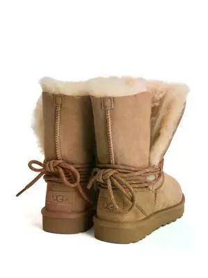 UGG Logo Detail Shearling Boots