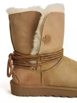 UGG Logo Detail Shearling Boots