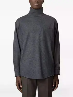 TOD'S Turtleneck Pocket Shirt