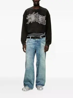 DIESEL Printed Crewneck Sweatshirt