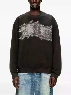 DIESEL Printed Crewneck Sweatshirt