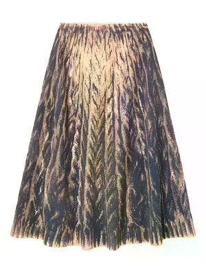 DIESEL Printed Tulle Midi Skirt