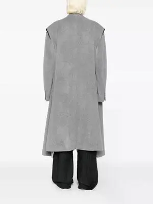 MOOHONG Doubled Shoulder Overcoat
