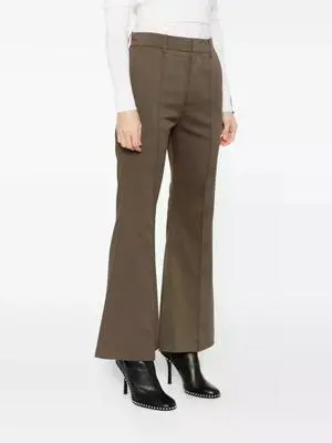 Rokh Flared Trousers - Brown