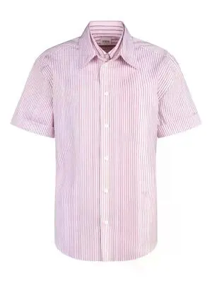 TOD'S Striped Belted Shirt