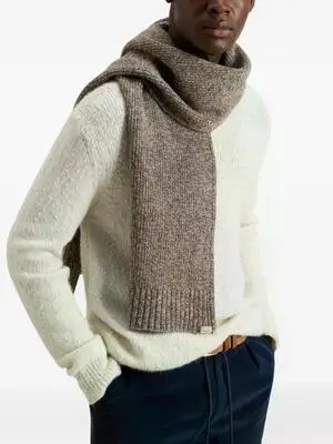 Woolrich Ribbed Wool Scarf - Brown