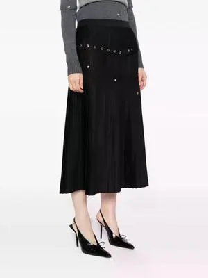 Rokh Pleated Overturn Skirt