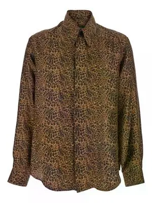 Emporio Armani Giraffe-print Shirt