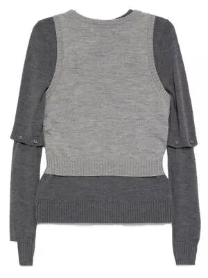 Rokh Layered Cardigan Top